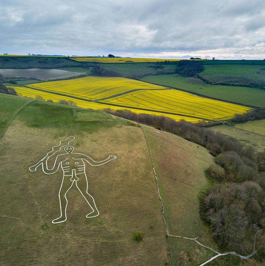 Cerne Abbas Giant, Dorset’s Most Famous (& Risqué) Landmark
